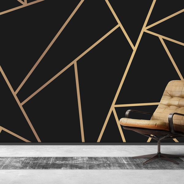 Geometric Wall Covering - Etsy