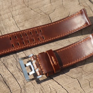 Japanese Shell Cordovan Leather Strap for Hamilton 20mm 22mm 24mm - Etsy