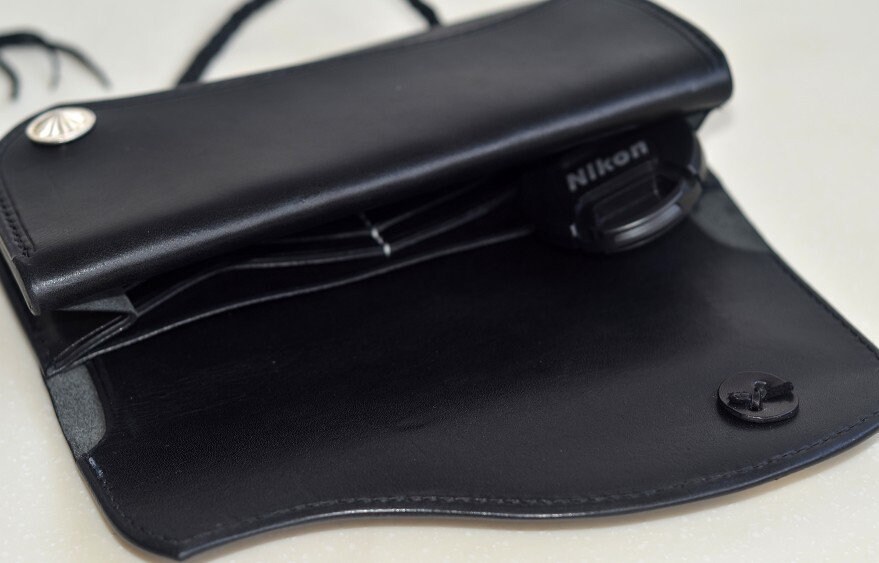 Japanse Style Long Wallet Pattern. Leather Template for Biker - Etsy