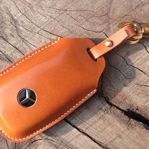Mercedes-benz GLC GLB Mercedes-amg Car Leather Key Fob Cover, Shell ...