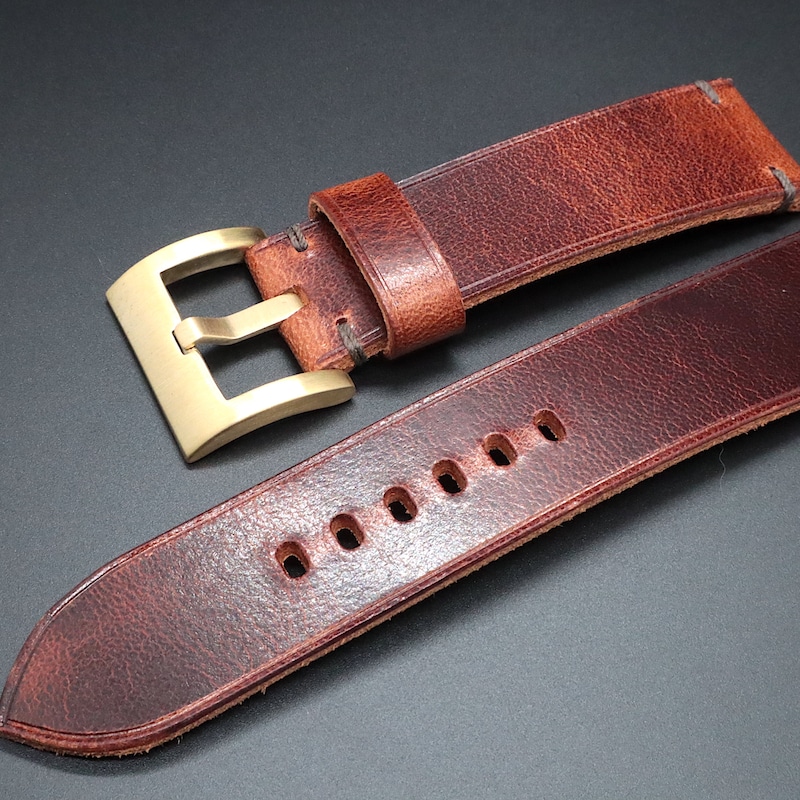 Leather Watch Band - Etsy