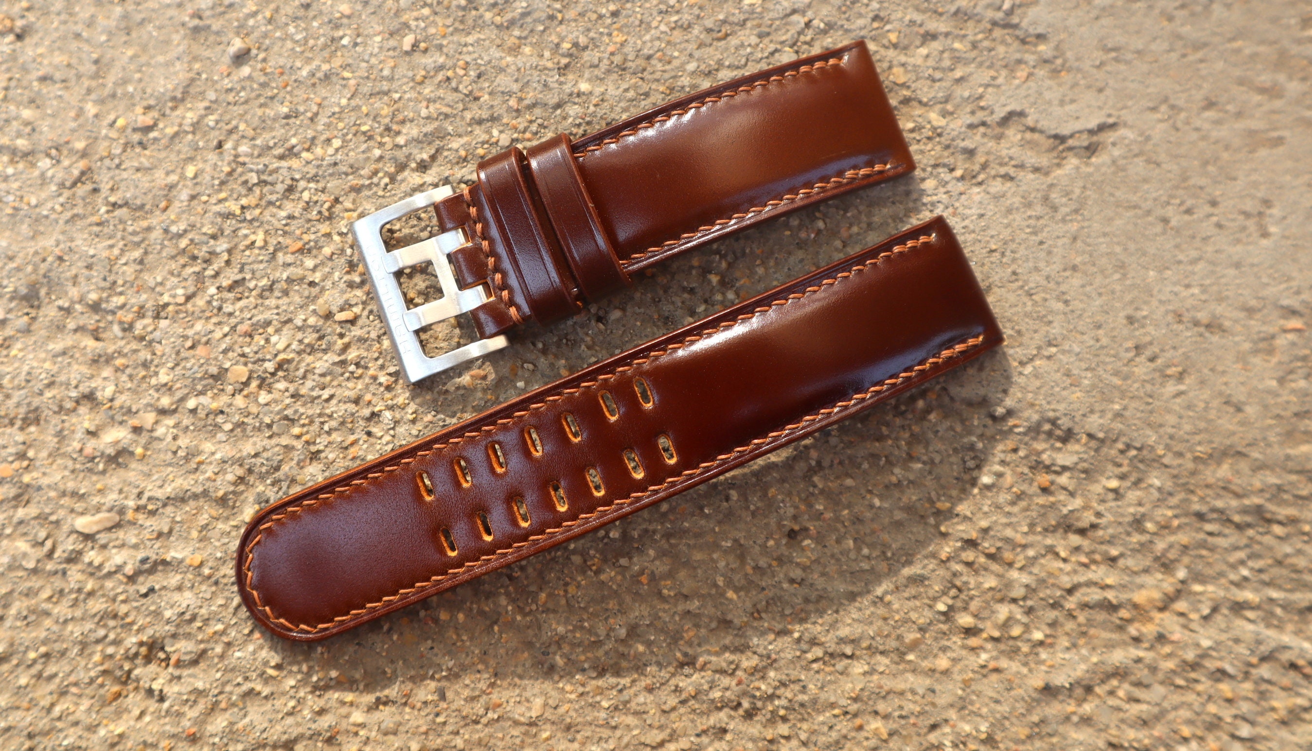 Japanese Shell Cordovan Leather Strap for Hamilton 20mm 22mm 24mm - Etsy