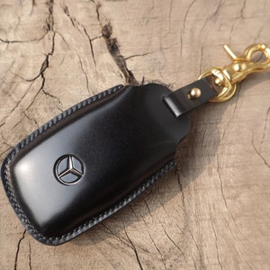 Mercedes-benz GLC GLB Mercedes-amg Car Leather Key Fob Cover, Shell ...