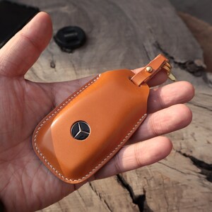 Mercedes-benz GLC GLB Mercedes-amg Car Leather Key Fob Cover, Shell ...