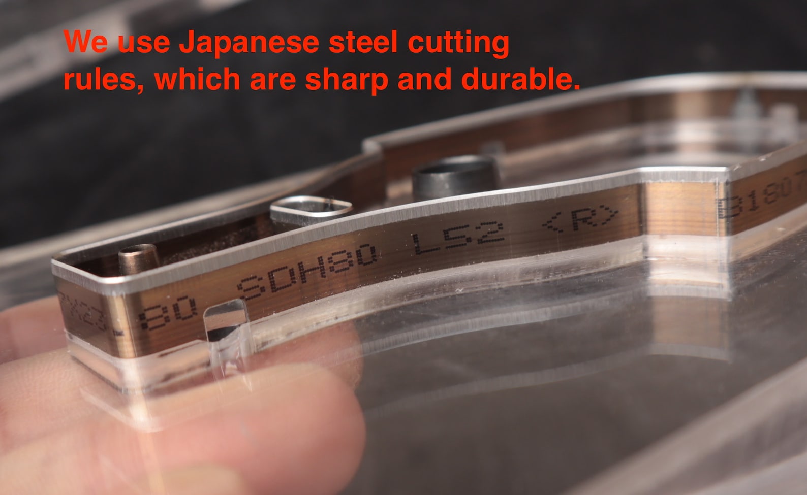 Custom Acrylic Mount Steel Blade Rule Die Cut for Leather - Etsy