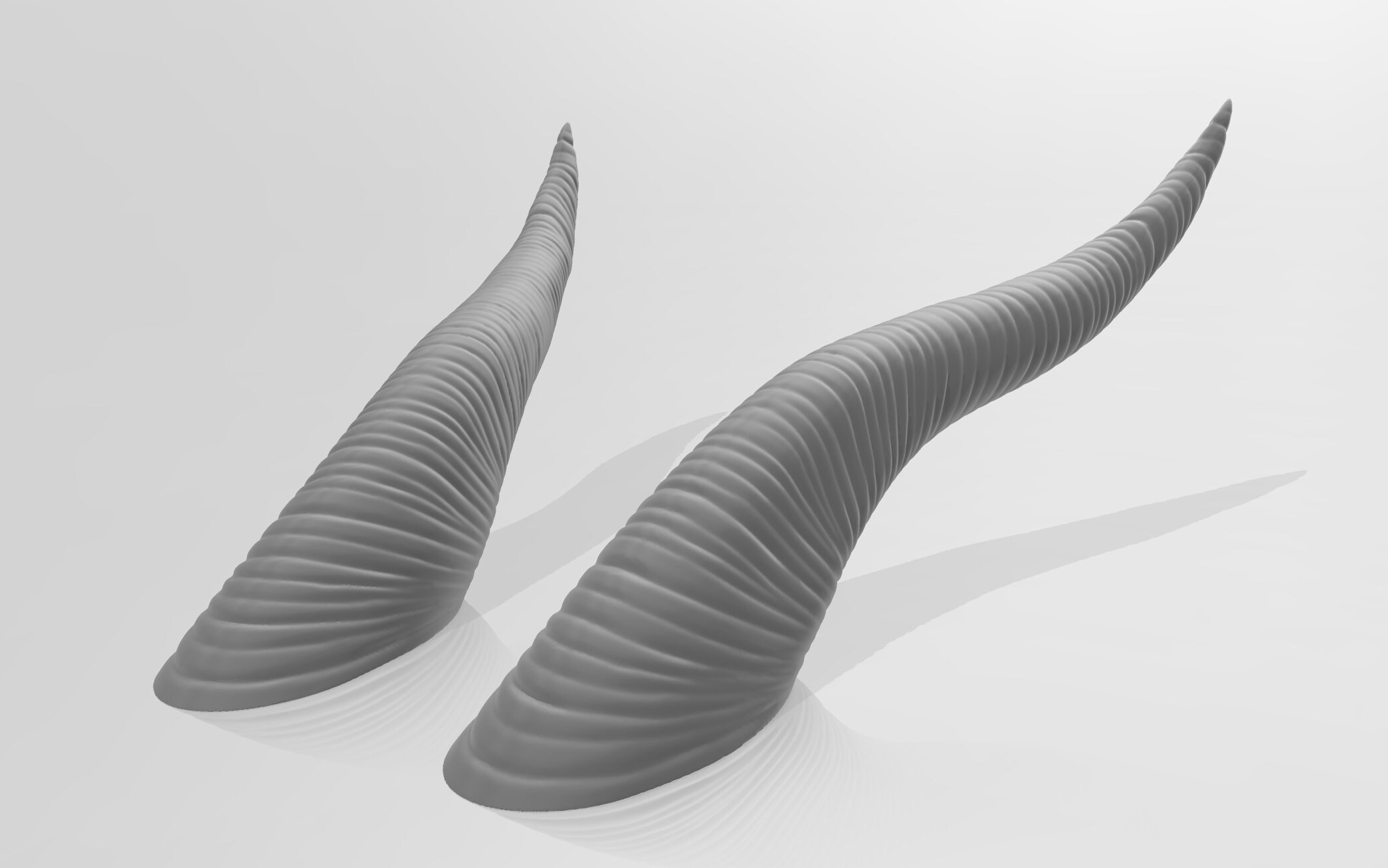 3d-file Large Dragon Horns Headpiece Cosplay | Etsy