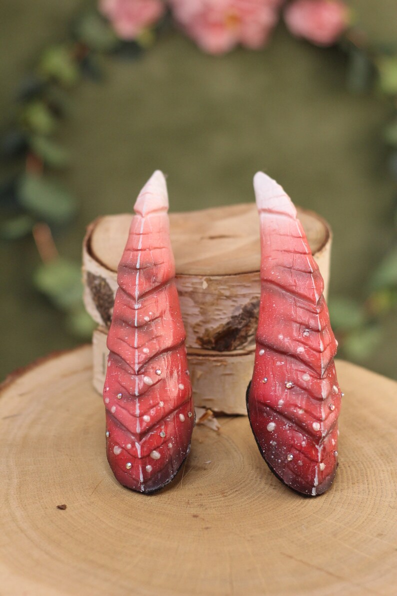 Large 3d Printed Devil Horns for Cosplay - Etsy