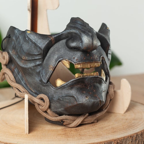 Samurai Daimyo Helmet Cosplay Mask - Etsy