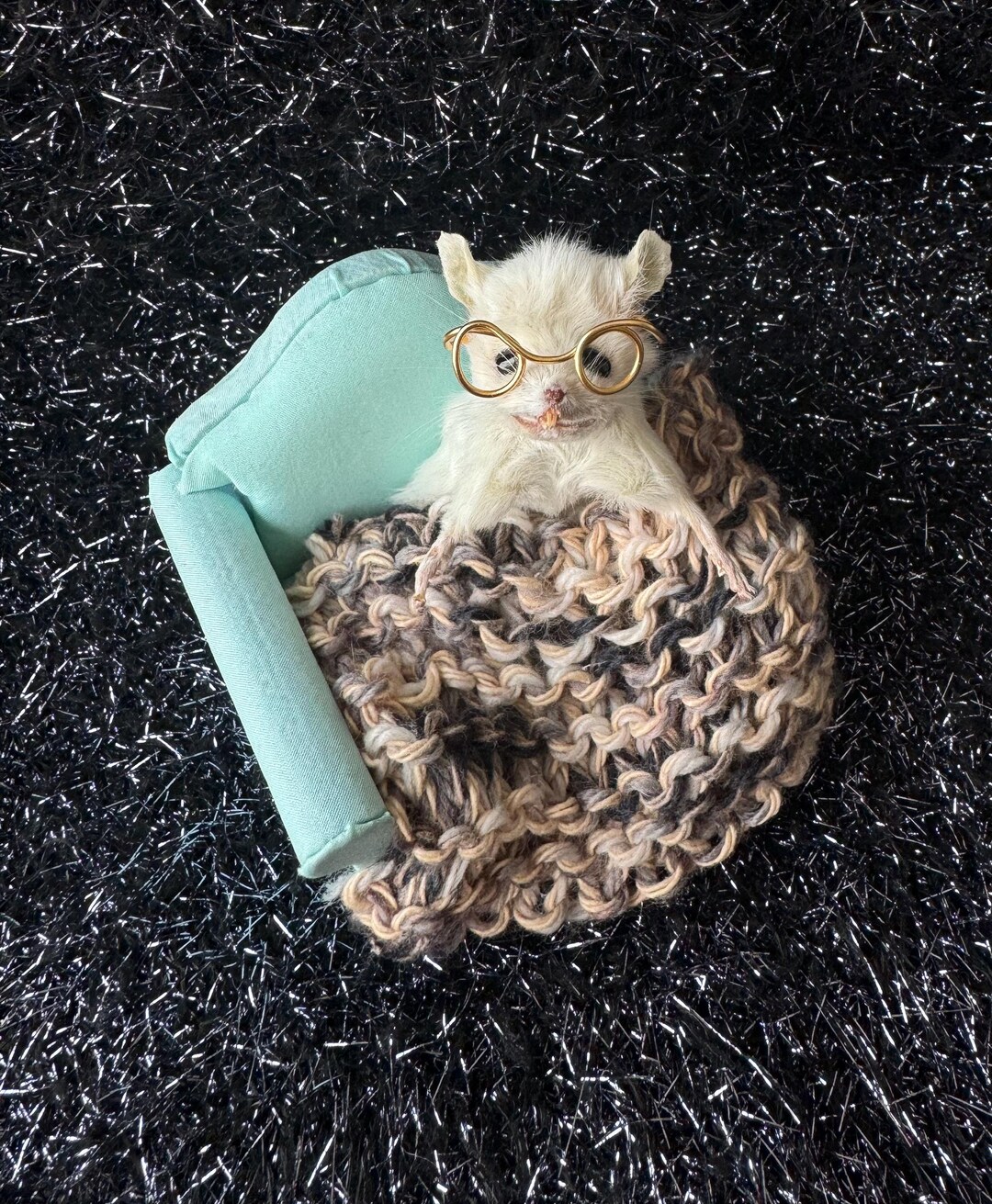 Taxidermy Mouse on a Chair - Etsy