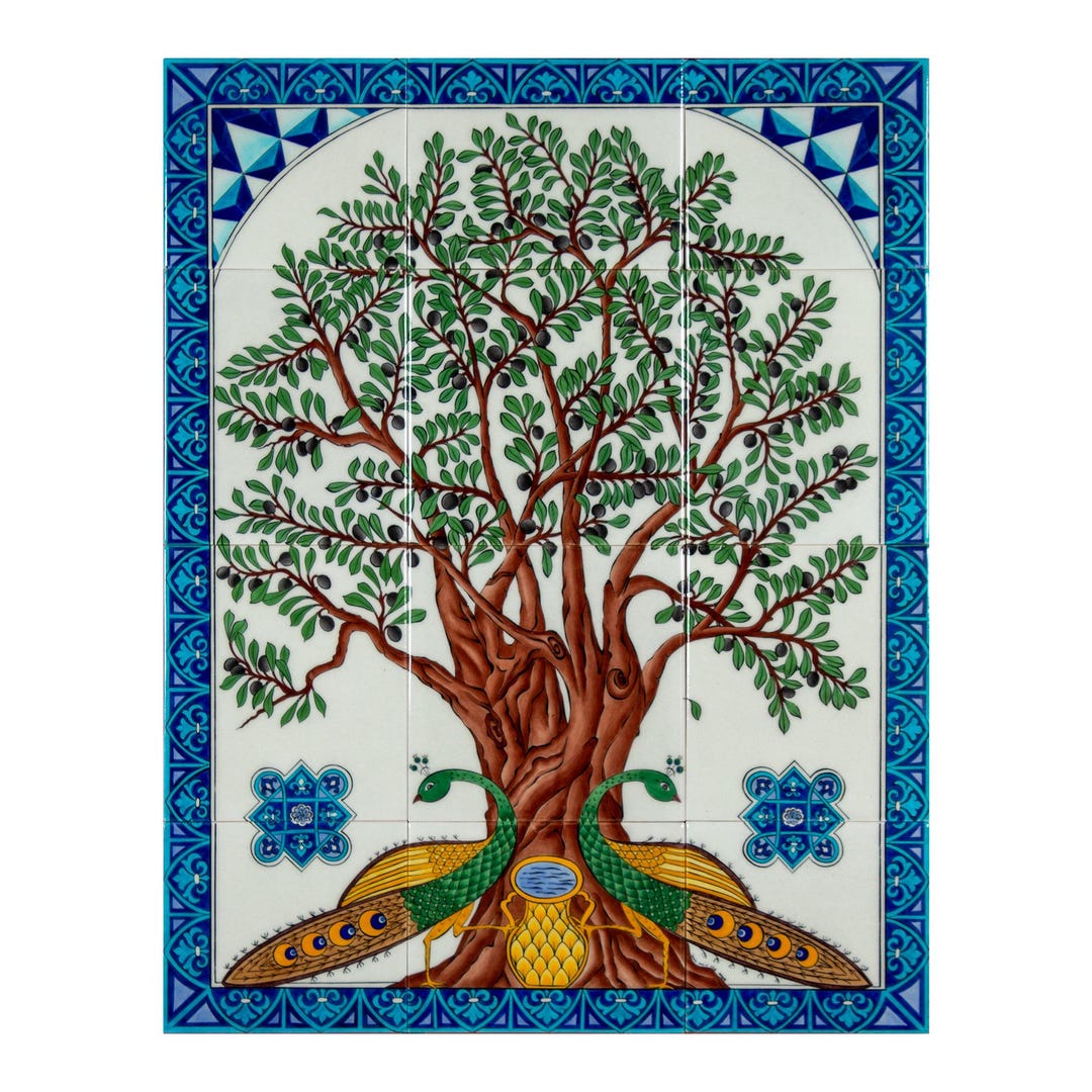 Ceramic Wall Art, Iznik Ceramic Tile Panel, Captain Piri, Home ...