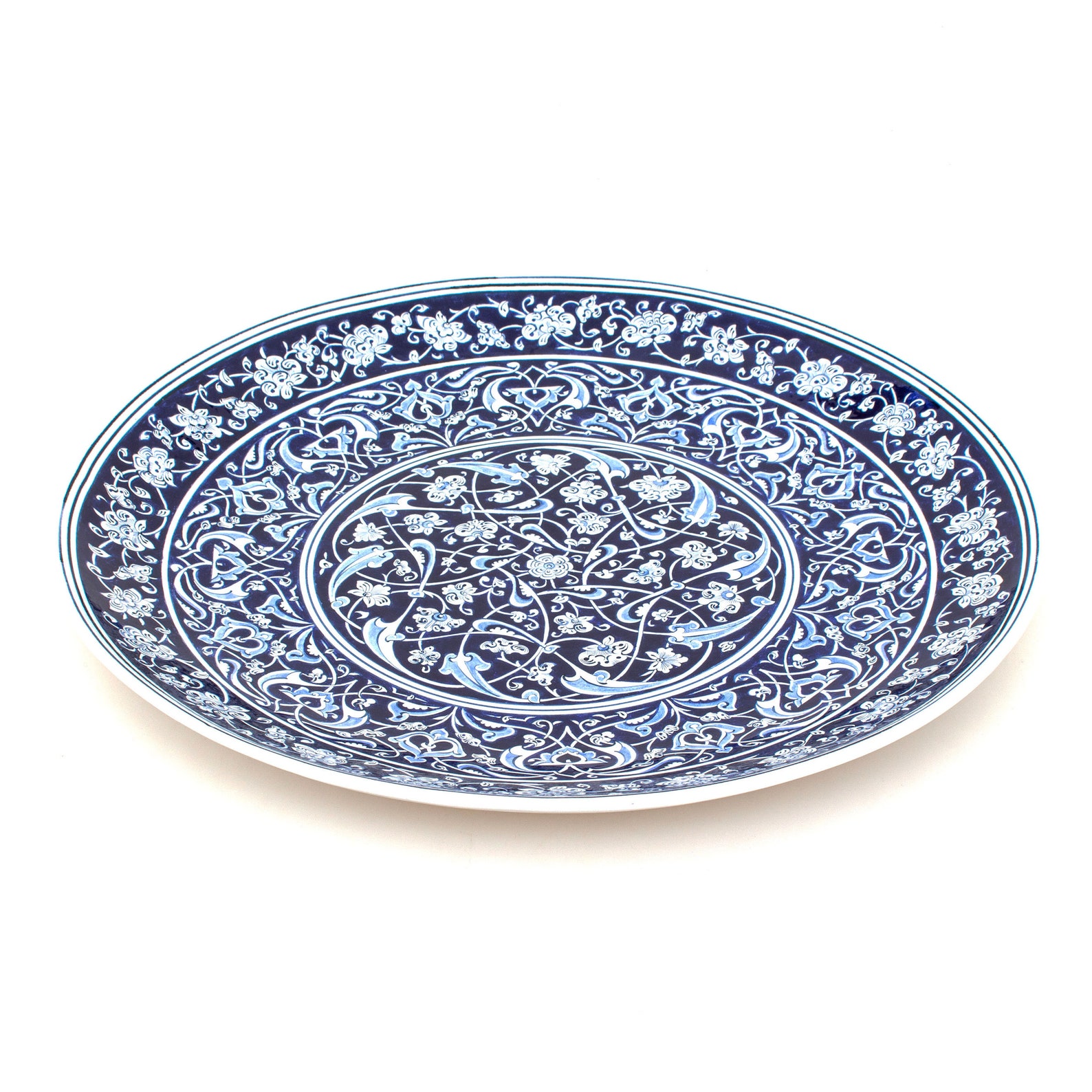 21th Century Iznik Ceramic Plate, Home Decor,handmade Iznik Plate, High ...