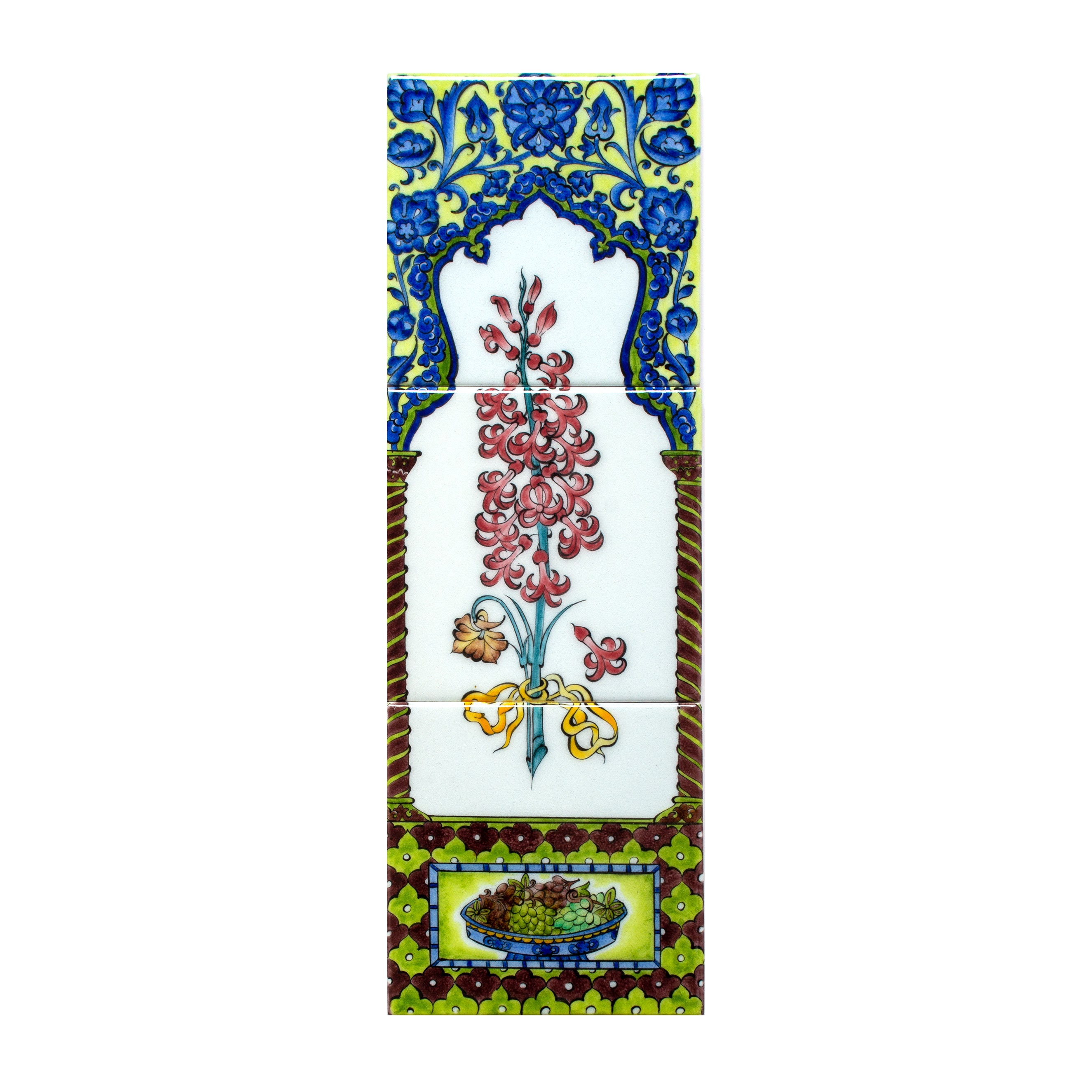 Ceramic Wall Art, Iznik Ceramic Tile Panel, Home Decoration, Handmade ...