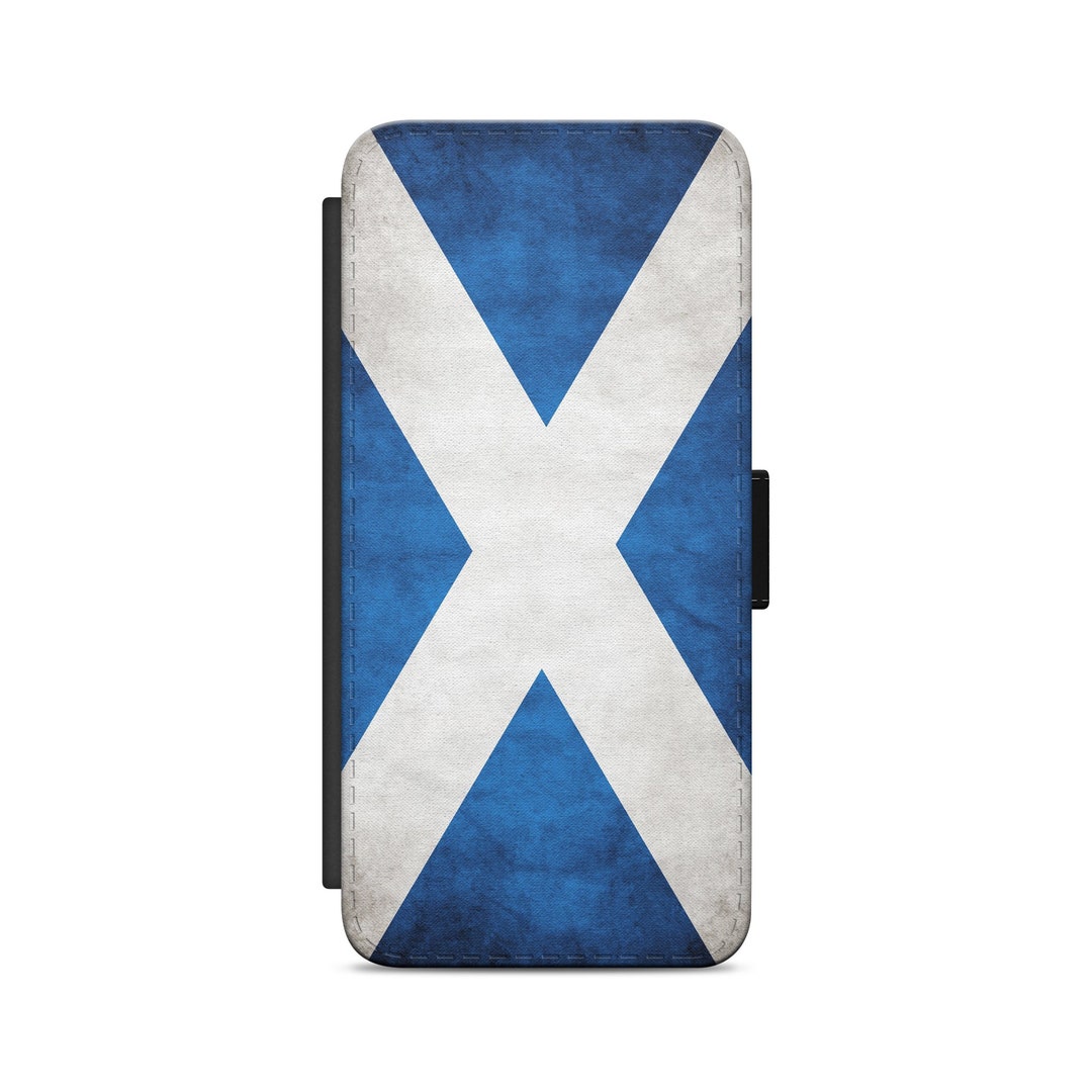 Scotland Flag Scottish Flag the Saltire St Andrew's Cross Flip Wallet ...