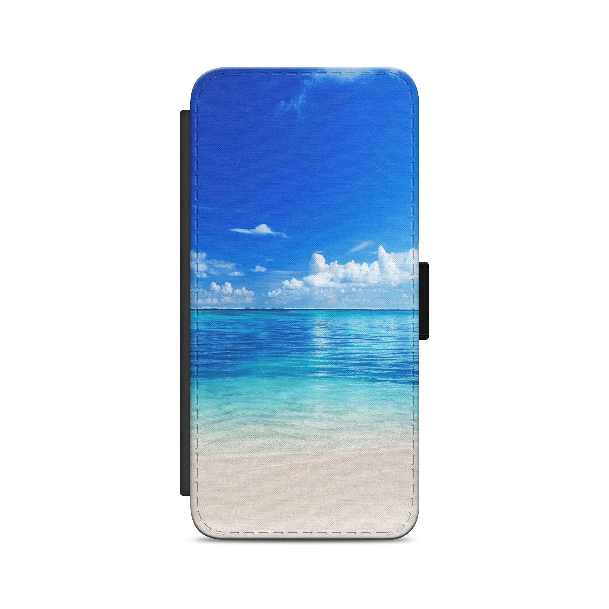 Summer Sand Beach Ocean Flip Wallet Phone Case - Etsy