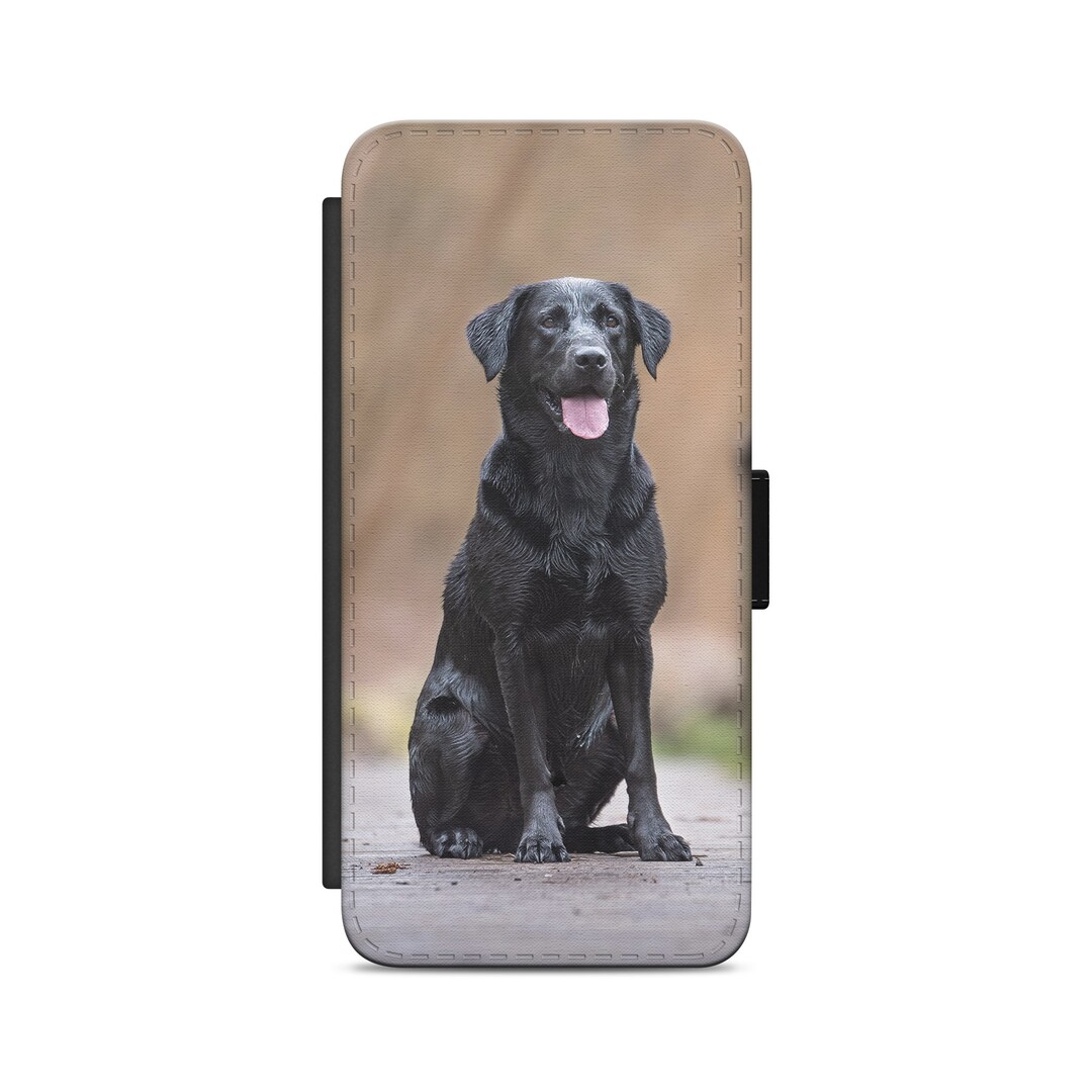 Black Labrador Retriever Dog Animal Flip Wallet Phone Case - Etsy