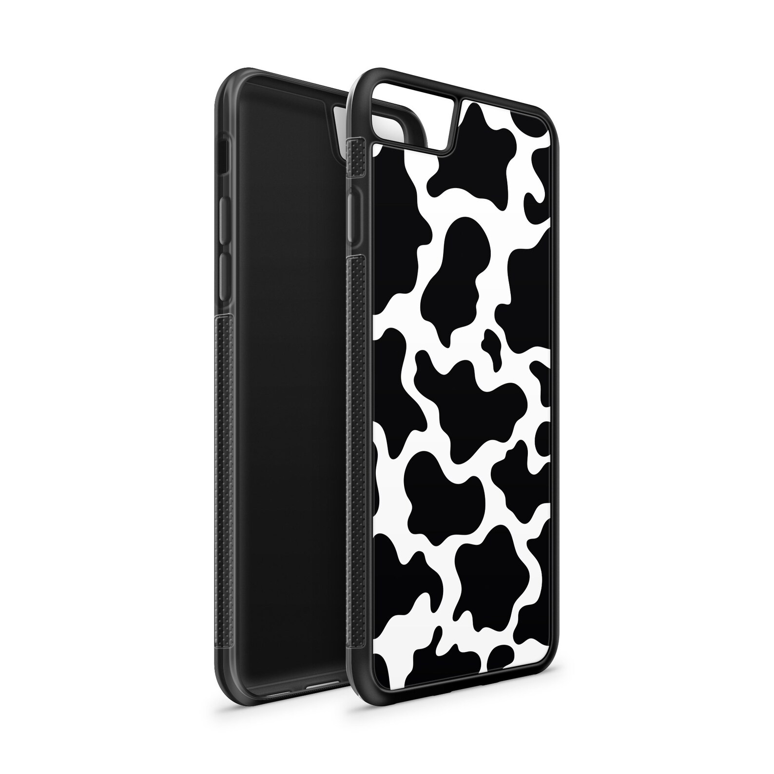 Cow Skin Print Wild Animal Black Rubber Phone Case for iPhone - Etsy