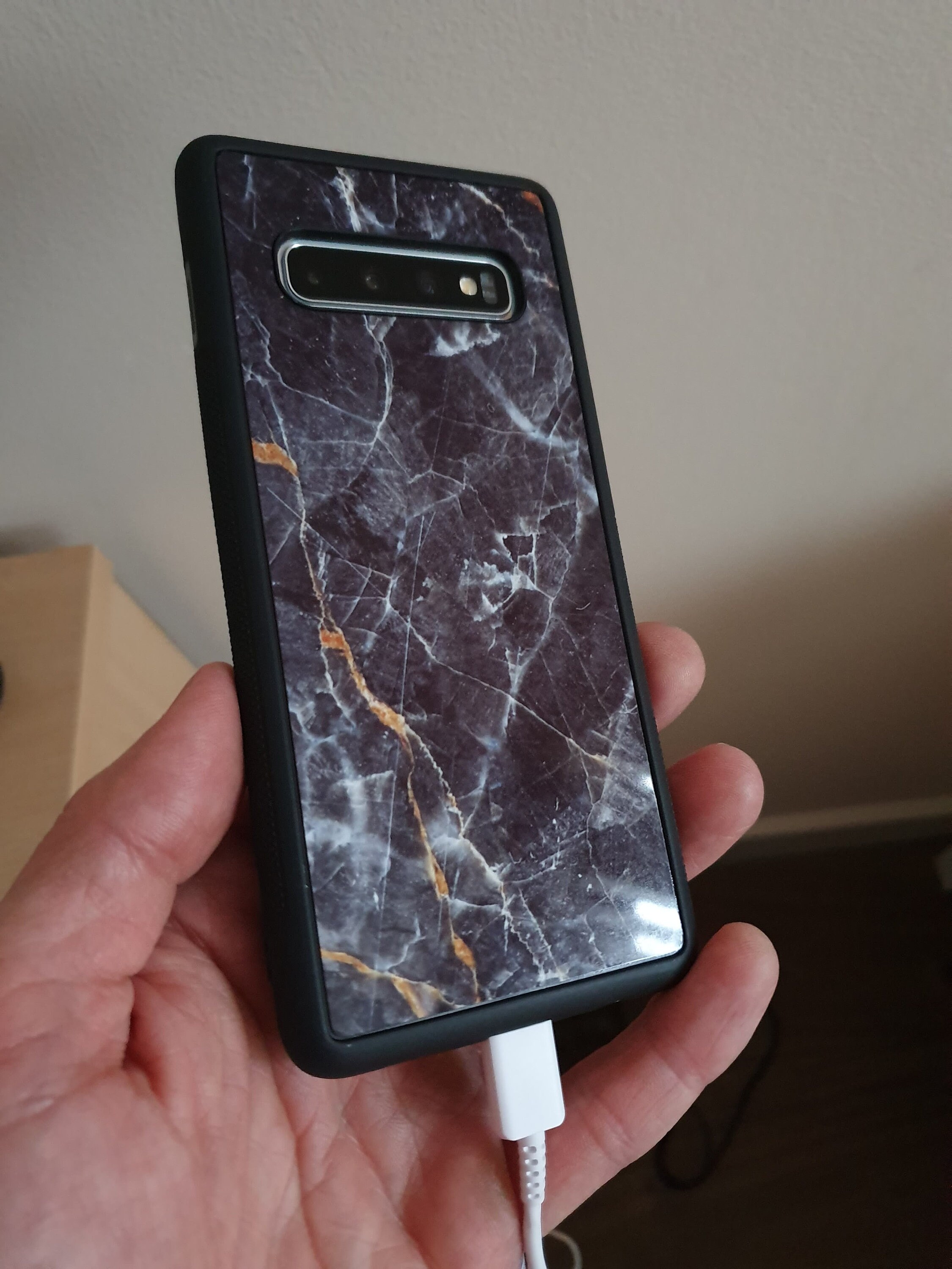 Black Marble Style Pattern Black Rubber Phone Case Cover for - Etsy