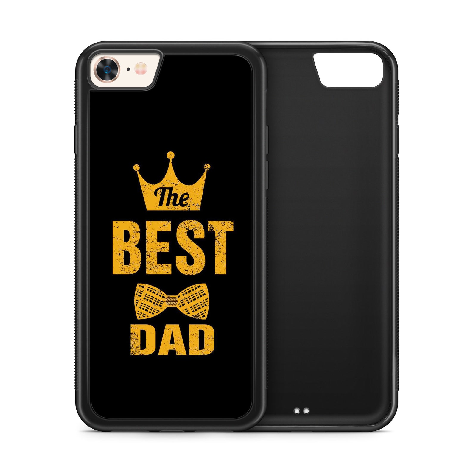 The Best Dad Father Day Gift Black Rubber Phone Case Cover for - Etsy