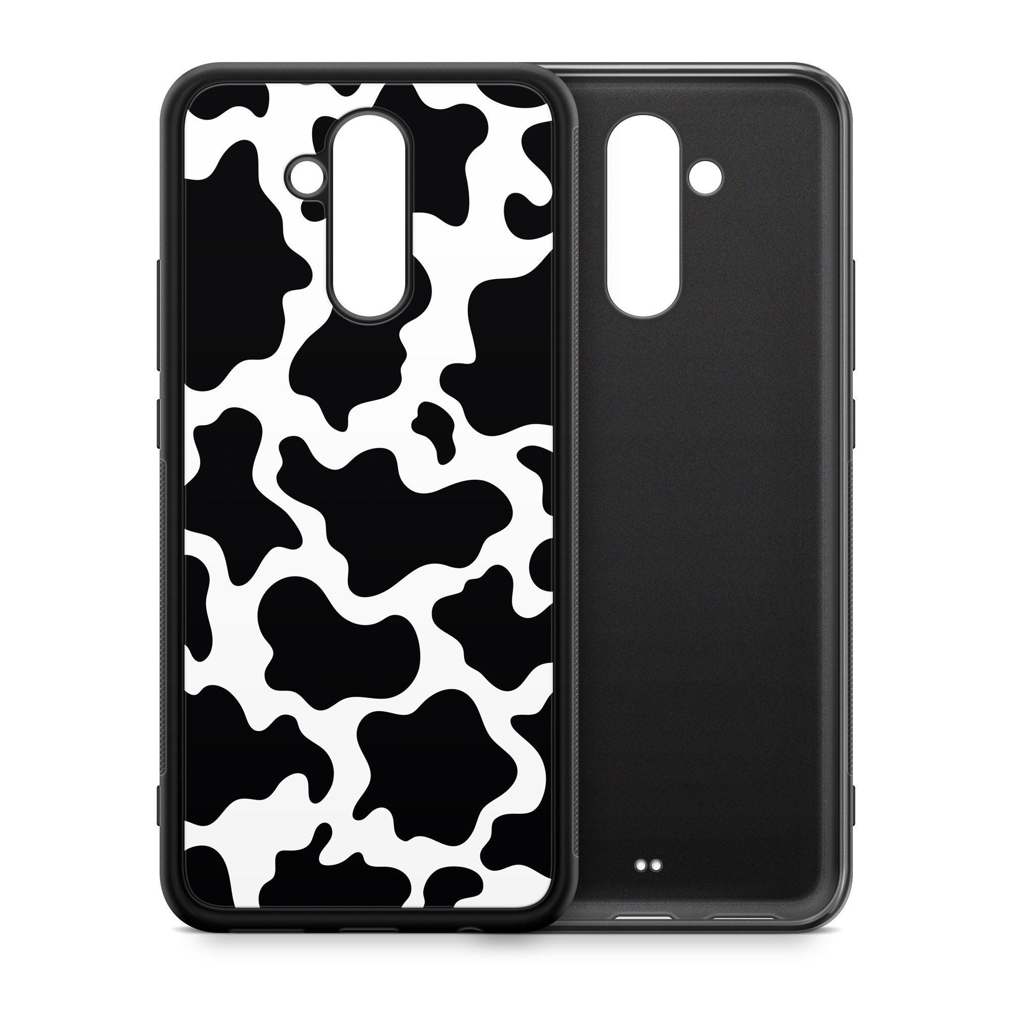 Cow Skin Print Wild Animal Black Rubber Phone Case for Iphone | Etsy