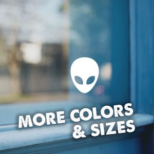Alien Sticker Decalcar Decalcar Stickerlaptop Stickercar - Etsy