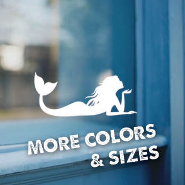 Mermaid Decal - Etsy