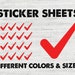 Check Mark Vinyl Decals,check Mark Sticker,check Mark Stickers,check ...