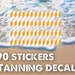 Bolt Tan Decals,tanning, Tanning Stickers, Tan Line Sticker, Tanning ...