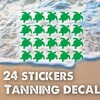 Heart Tan Decals,tanning, Tanning Stickers, Tan Line Sticker, Tanning ...