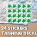Sea Turtle Tan Decals,tanning, Tanning Stickers, Tan Line Sticker ...