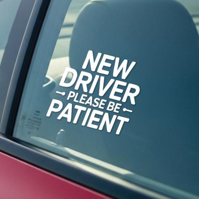 New Driver Car Stickers - Etsy