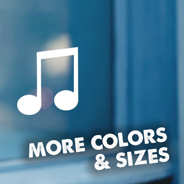 Music Notes Decal - Etsy