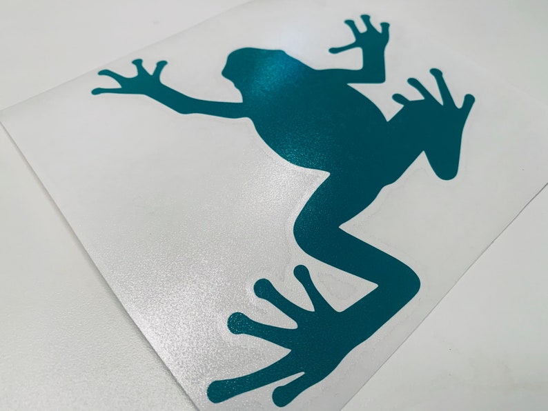 Tree Frog Sticker Decaltree Frog Decaltree Frog Stickercar - Etsy