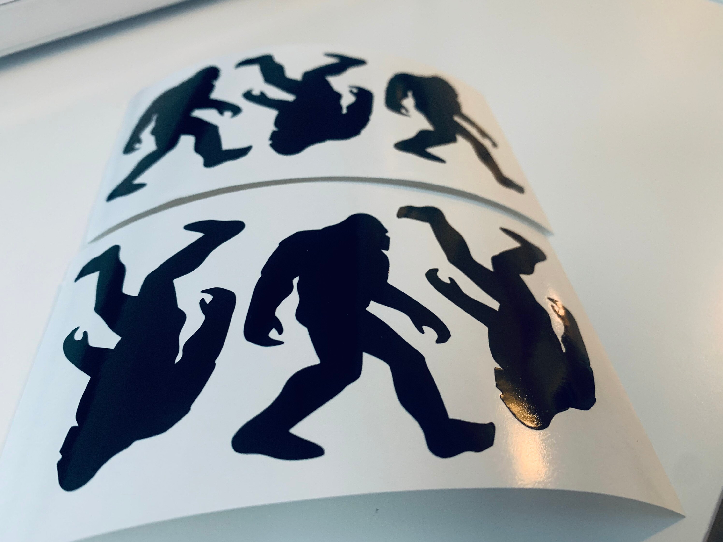 Big Foot Vinylbig Foot Stickerbig Foot Stickersbig Foot - Etsy