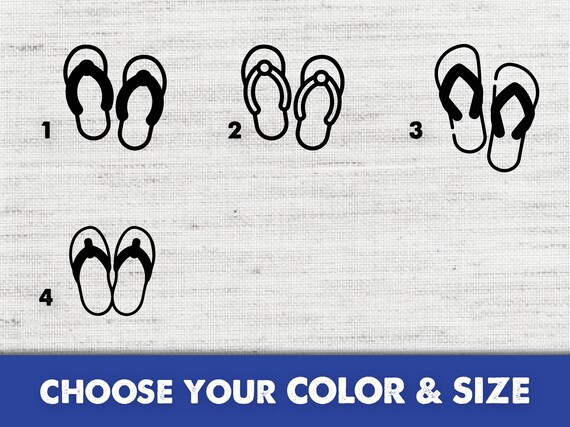 Flip Flops Sticker Decalflip Flops Decalflip Flops Sticker | Etsy