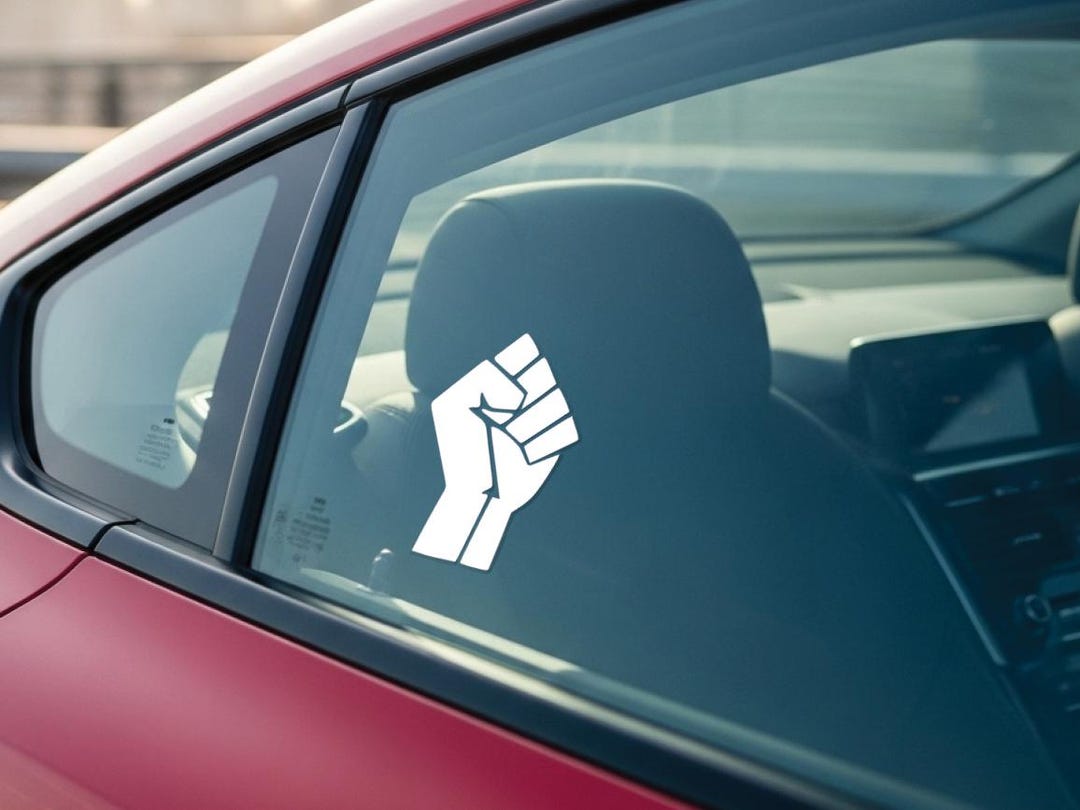 BLM Raised Fist Vinyl Decal Sticker - Black Lives Matter - Etsy