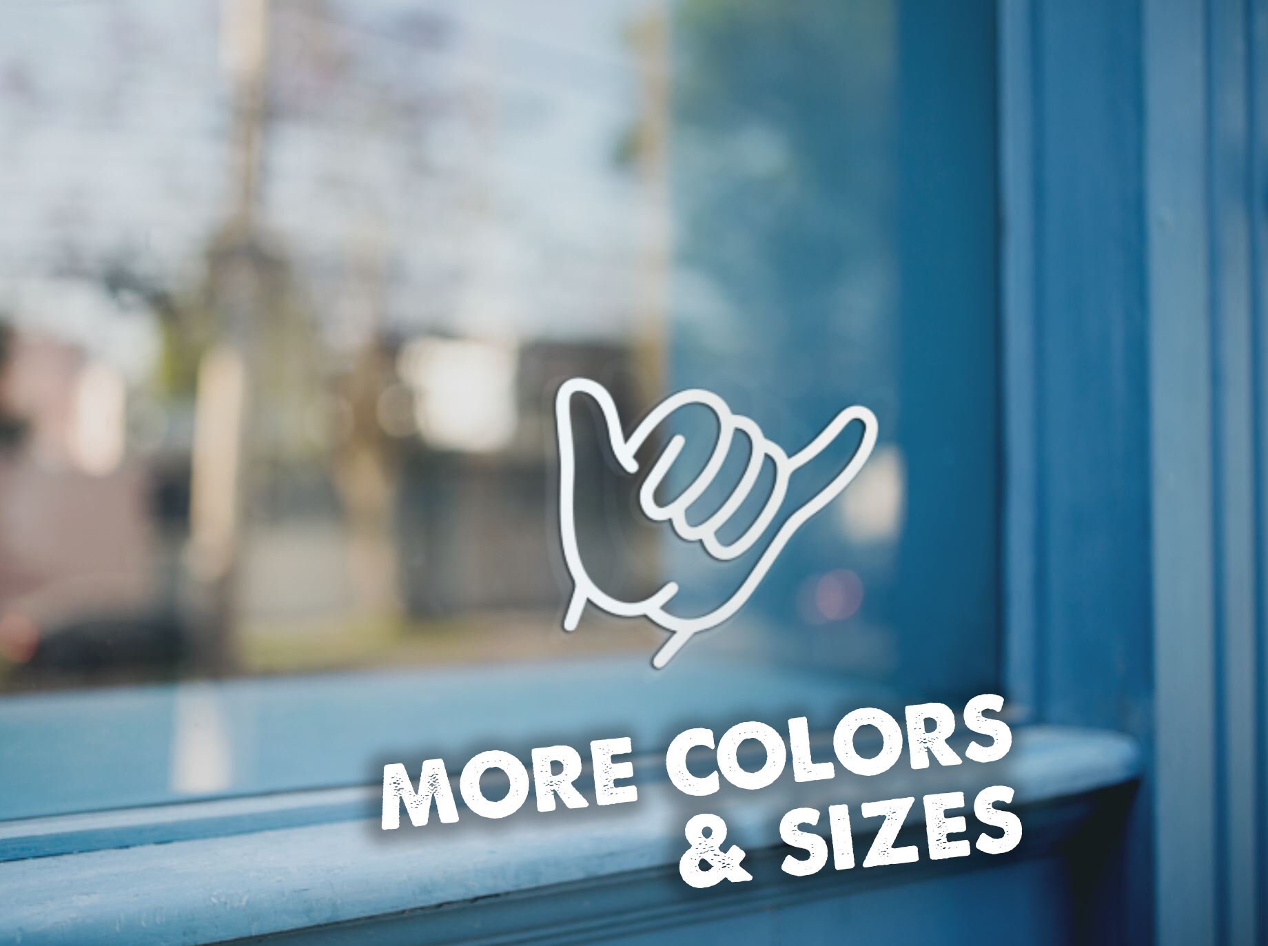 Hang LooseHang Ten StickerDecal DecalWindow Decal | Etsy