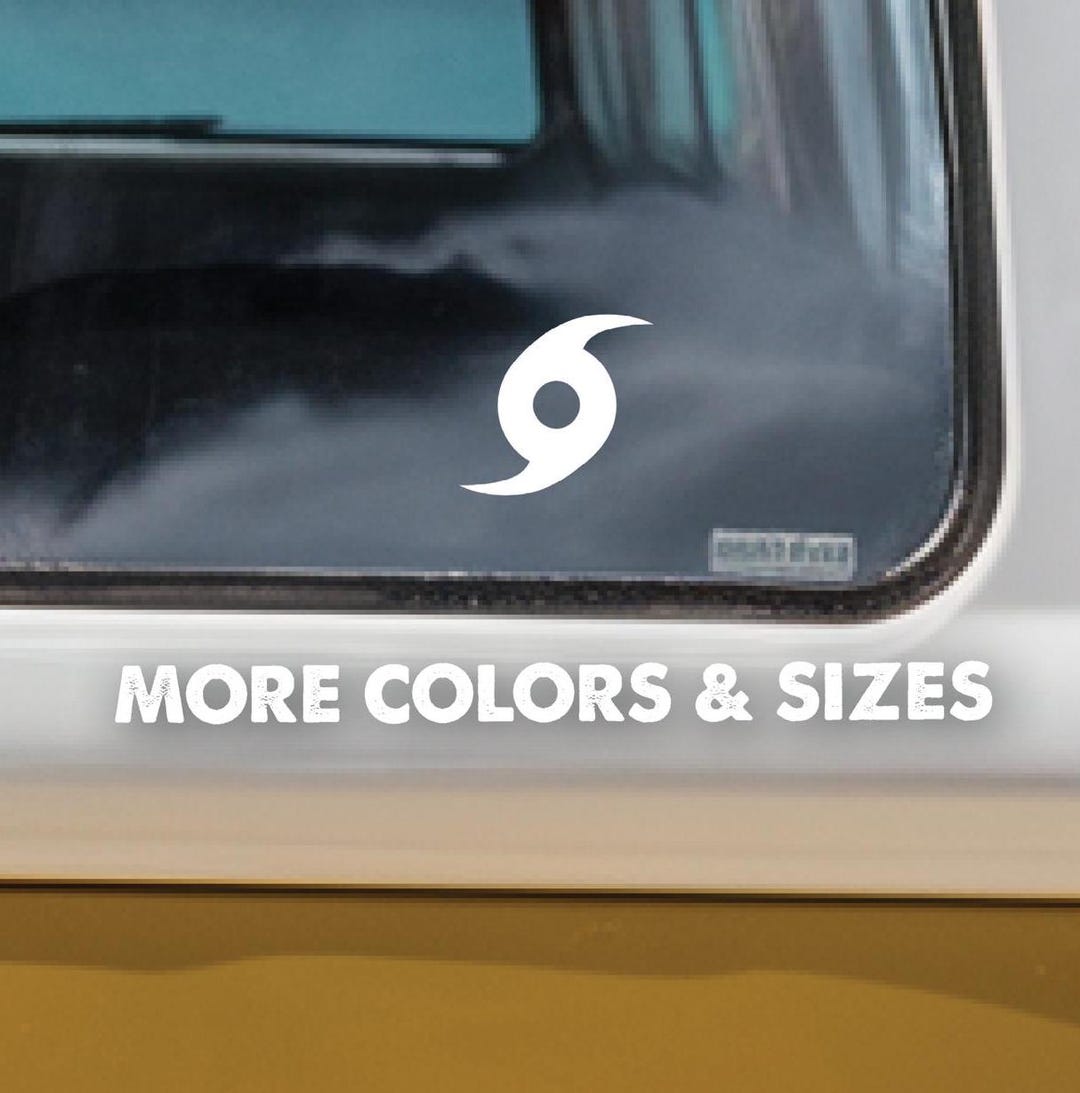 Hurricane Sticker Decal, Decal, Stickers,laptop Sticker,sticker ...