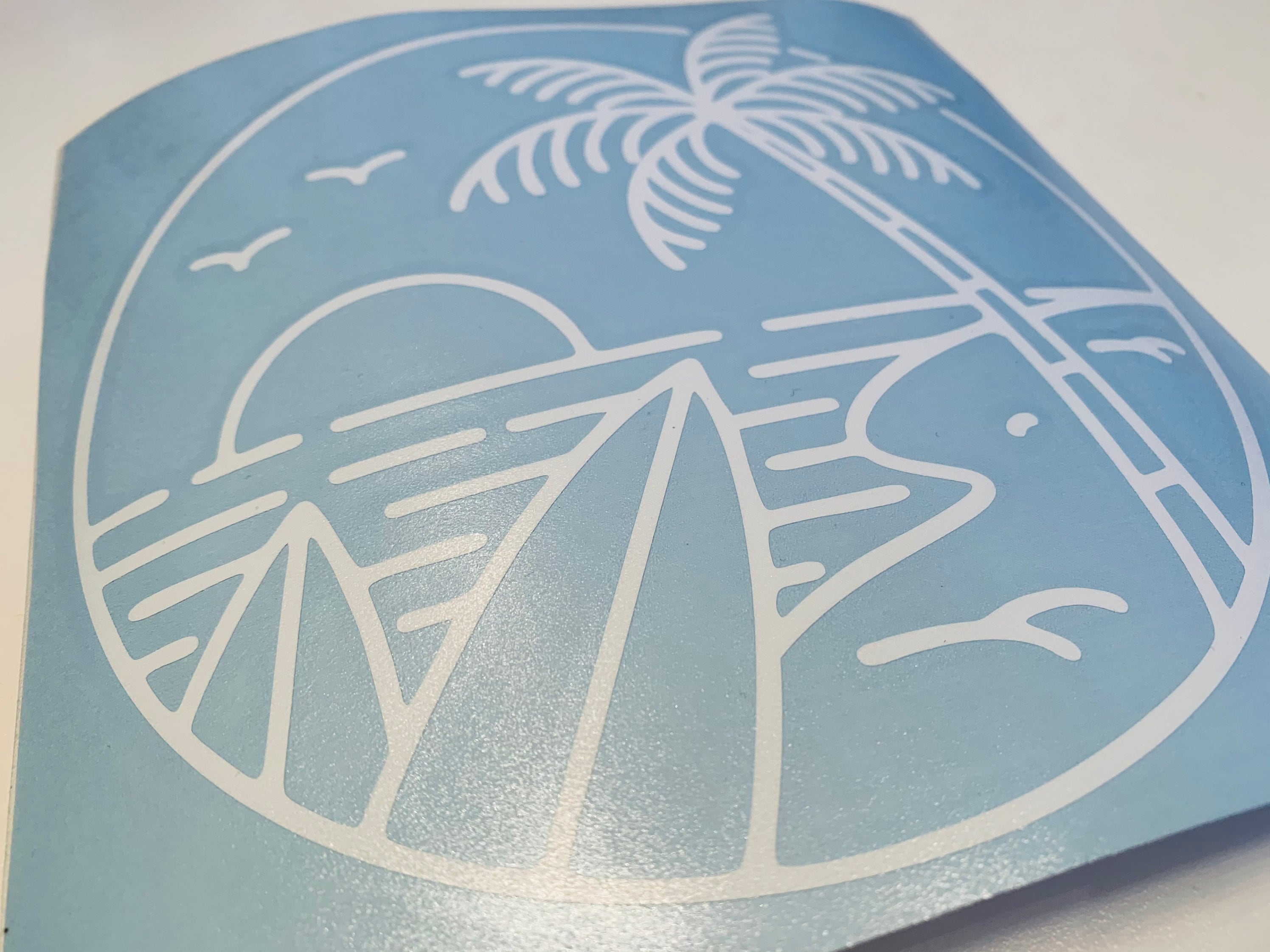 Ocean Vinyl Decal Vinyl Sticker Wave Decal Ocean Decal Car | Etsy