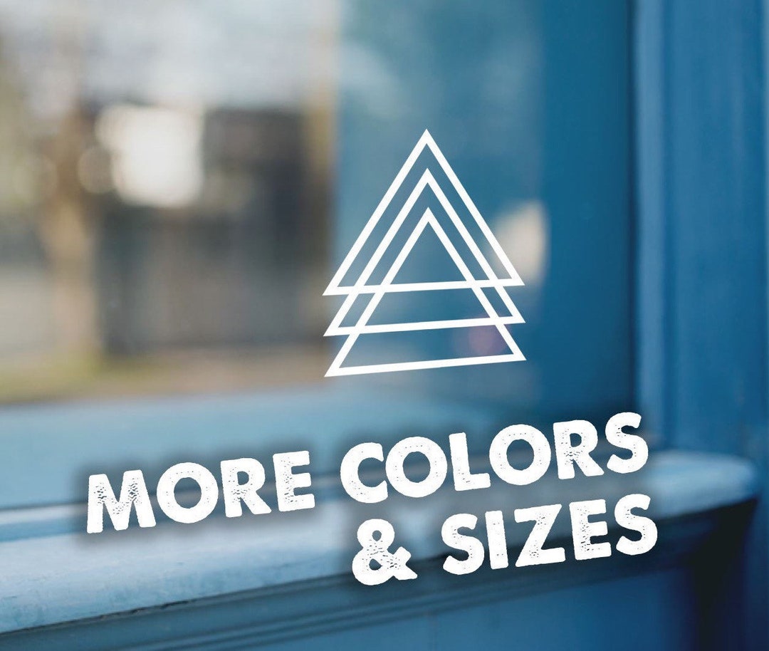 Triangle Vinyl Sticker Decal,car Stickers,car Decal,laptop Sticker ...