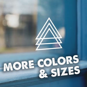 Triangle Vinyl Sticker Decal,car Stickers,car Decal,laptop Sticker ...