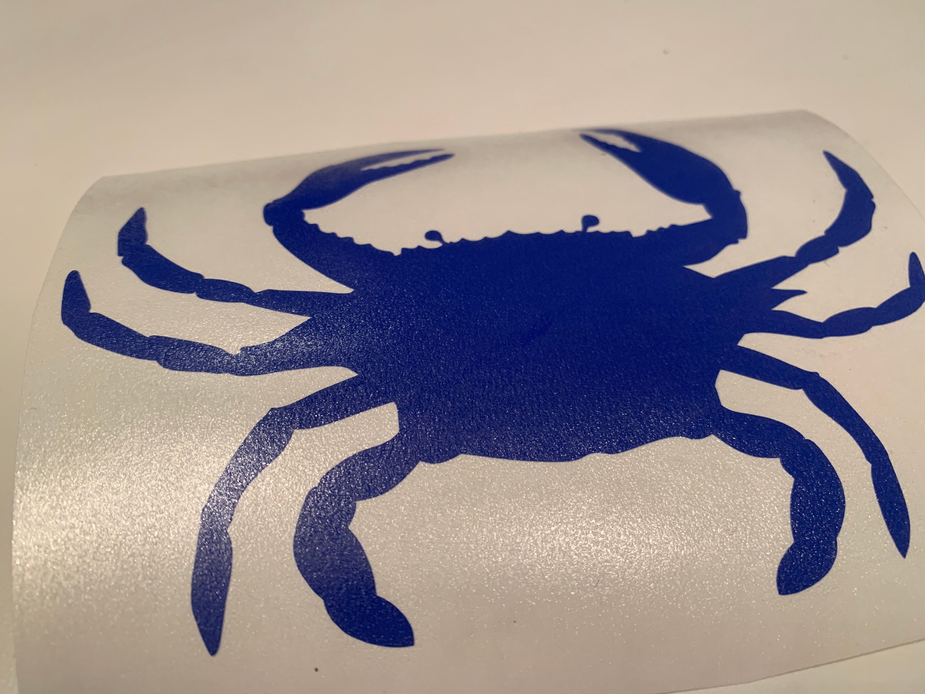 Crab Sticker DecalCrab DecalCrab StickerCar DecalCar | Etsy