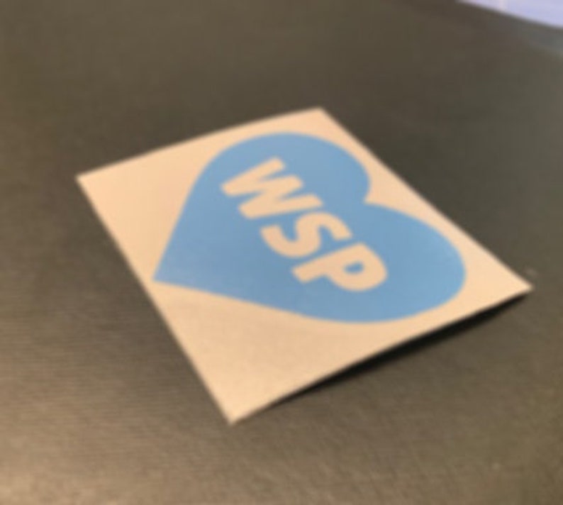 WSP Heart Sticker Decal,car Decal,decal,car Stickers,laptop Sticker,car ...