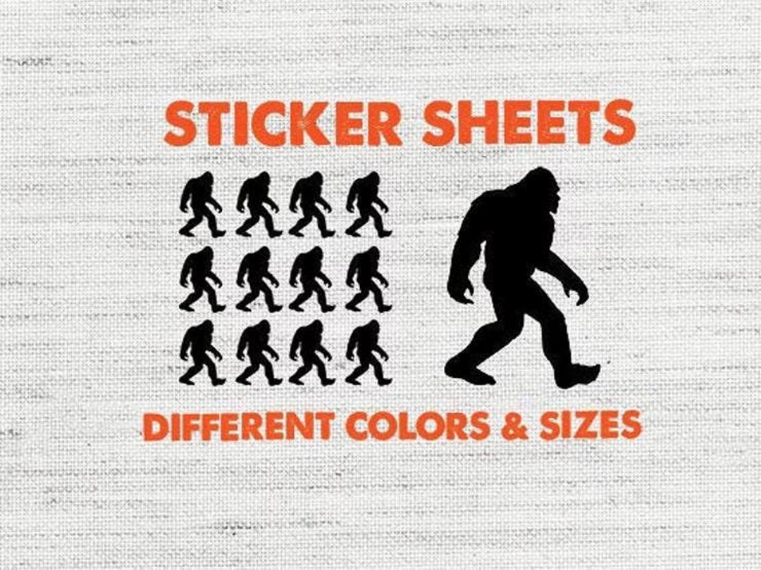 Big Foot Vinyl,big Foot Sticker,big Foot Stickers,big Foot Stickers,big ...
