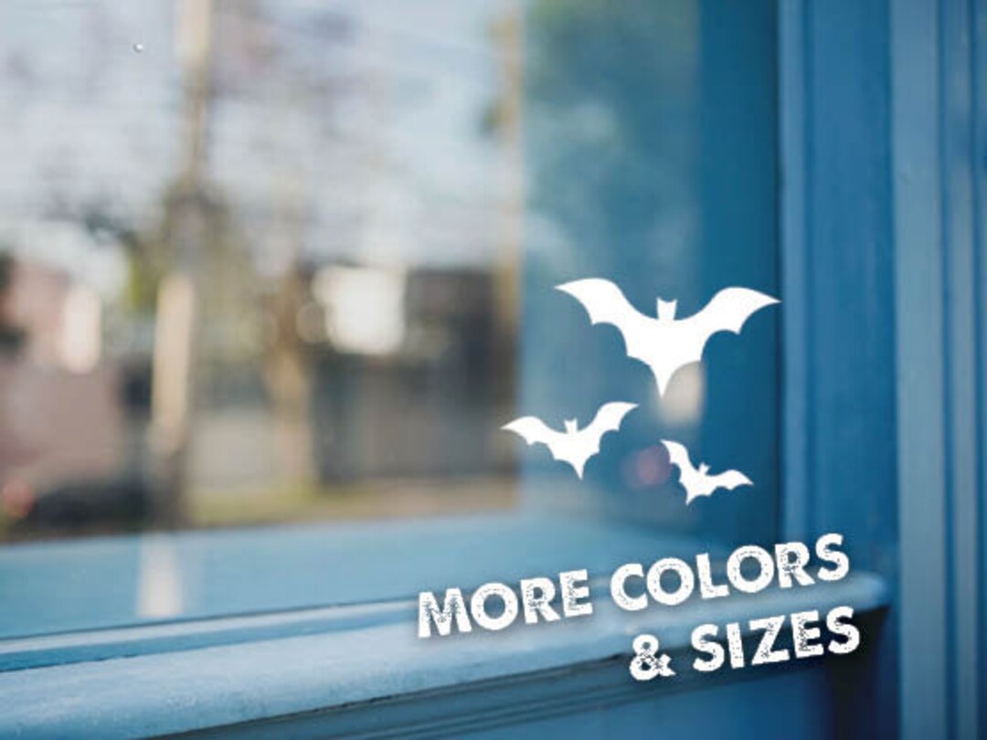 Bats, Bat Decal, Bat Sticker, Bats Flying, Hallowen Decal, Halloween ...