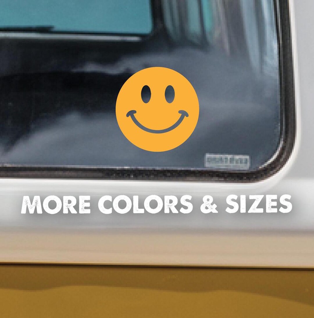 Smile Face,smiley Face Decal,smiley Face Sticker, Decal,window Decal ...