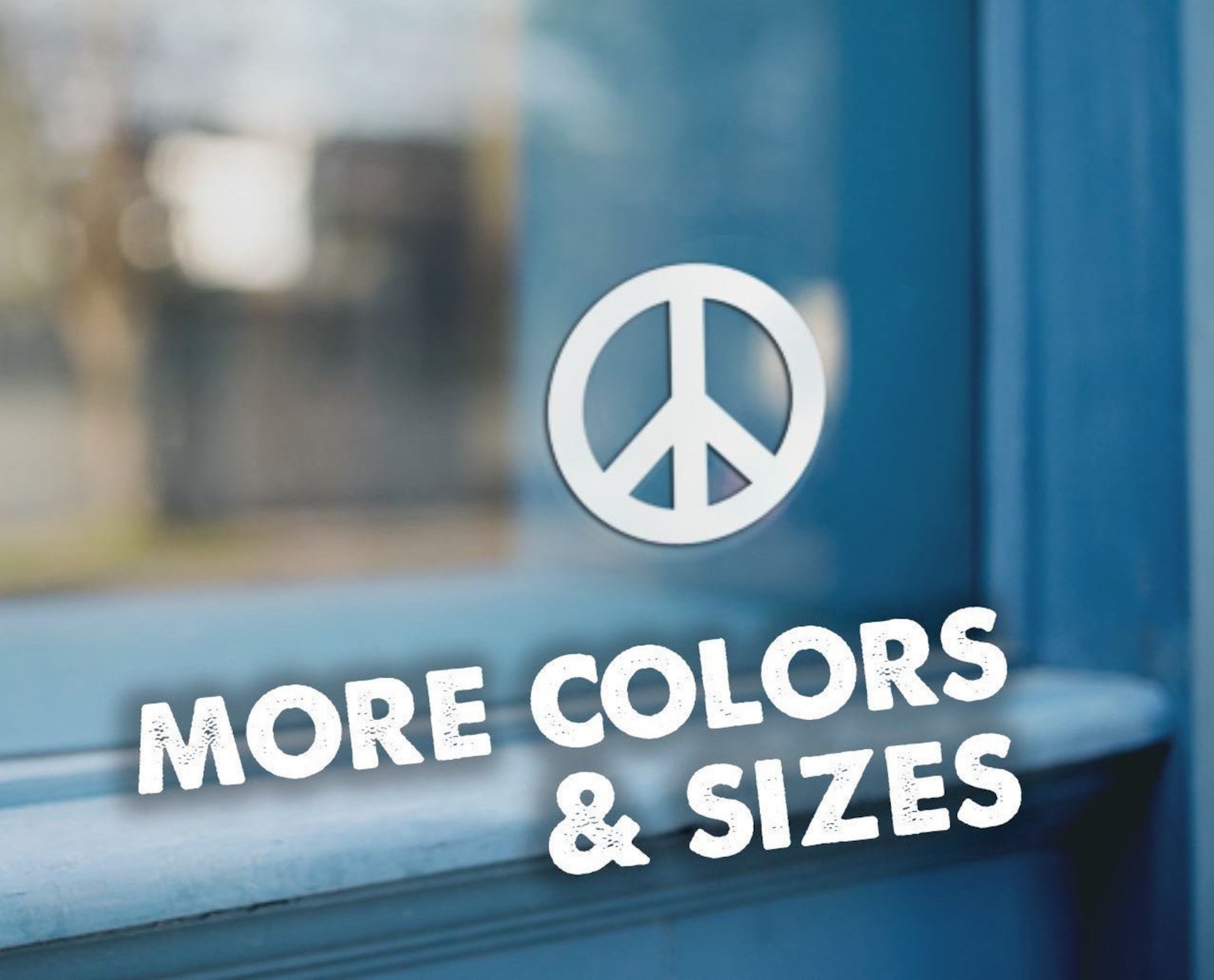 Peace Sign Decal Peace Symbol Decal Peace Symbol Sticker - Etsy