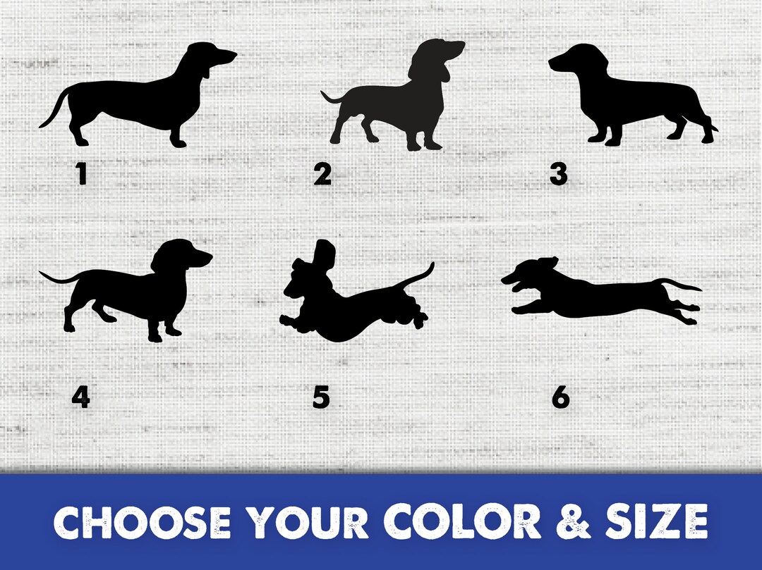 Dachshund Sticker Decal Doxie Car Sticker Car Decal Dog Sticker Dog ...