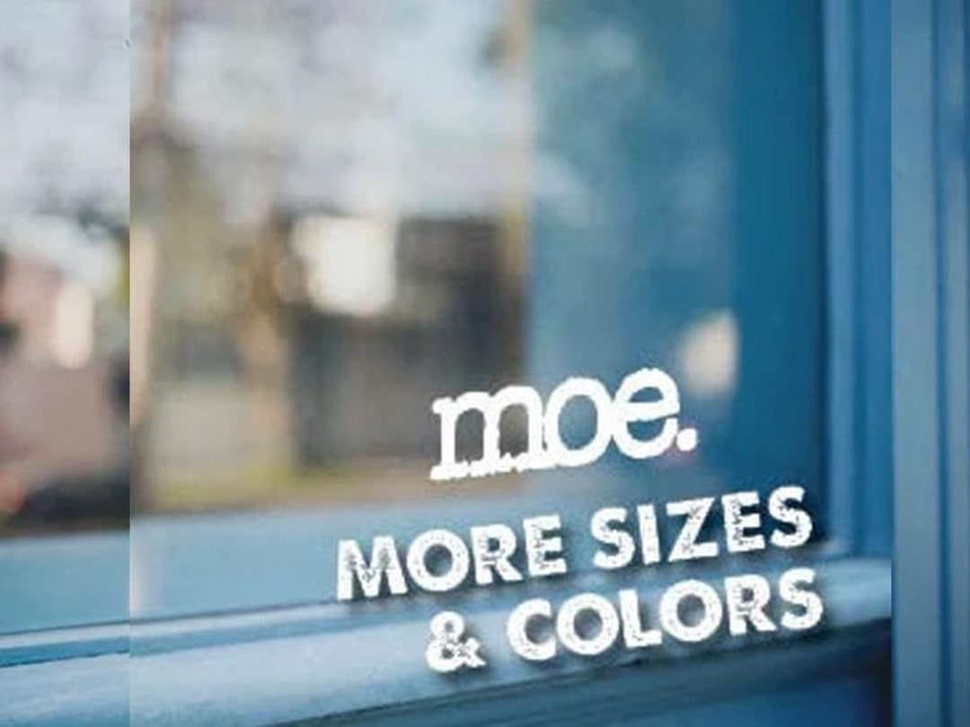 Moe. Vinyl Sticker Decal, Decal, Window Decal, Stickers, Laptop Sticker ...