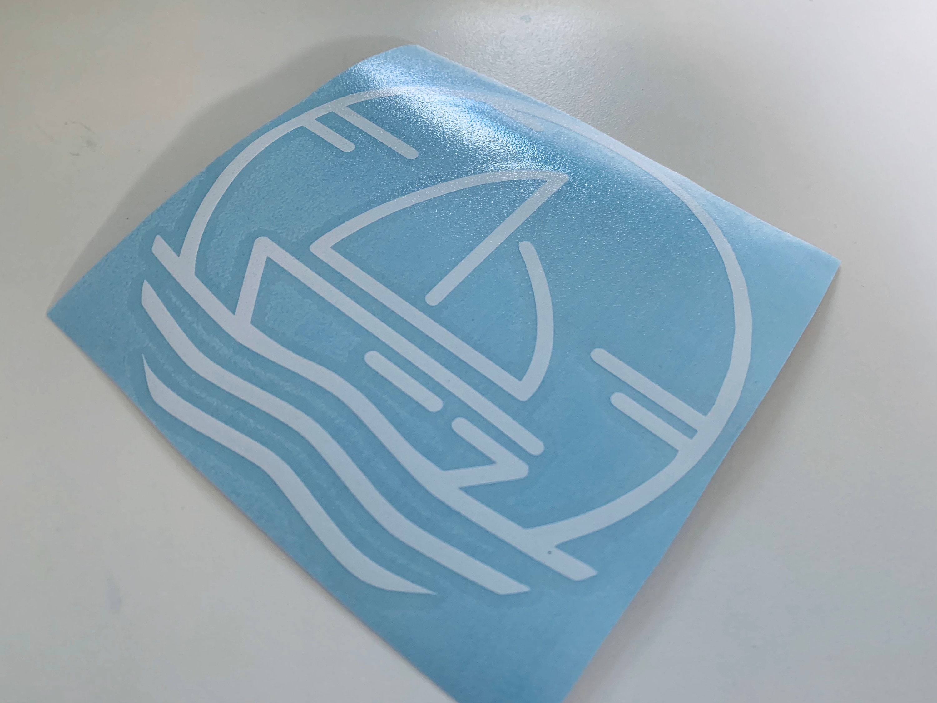 Sail Boat Decal Sticker Decalsail Boat Stickersailing - Etsy