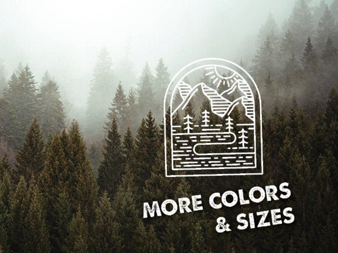 Mountain Decal,mountain Car Decal, Hiking Decal, Outdoors Decal ...